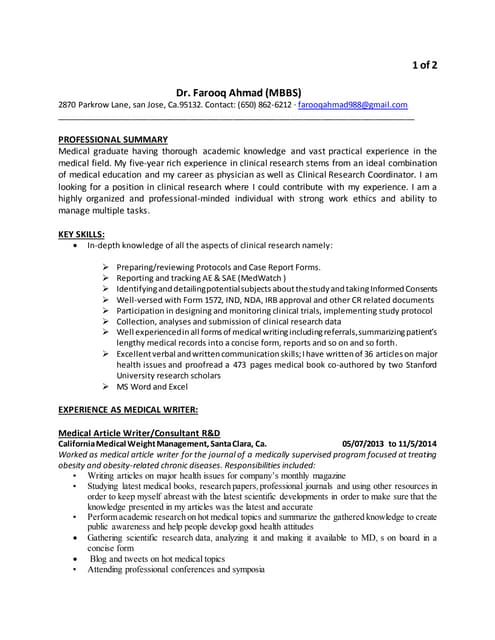 RESUME Dr Anvarsalim BHMS | DOCX | Physical Therapy | Wellness