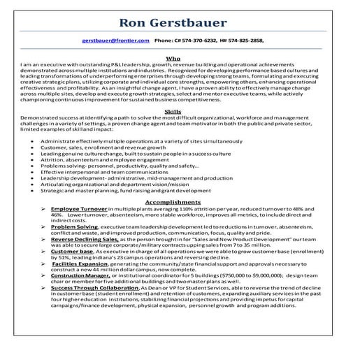 Ron's Resume 2-18-2016 | DOCX