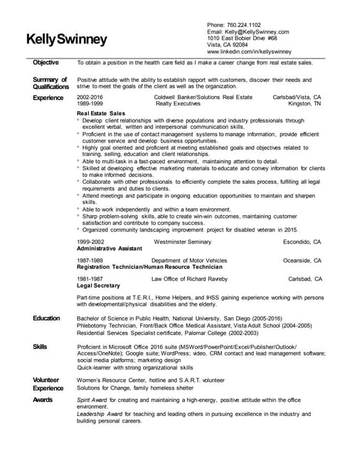 Sherry's Resume Revised | DOCX | Healthcare Industry | Industries