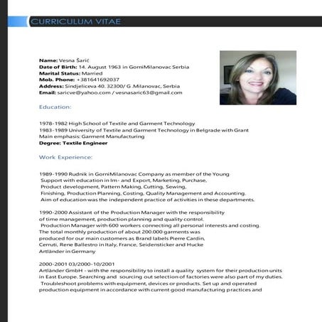 Vesna Saric CV - NEW 2 (2) (1) | DOCX