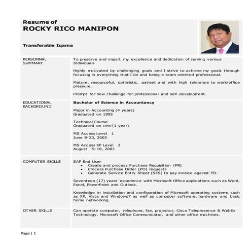 Sue's Resume | DOCX