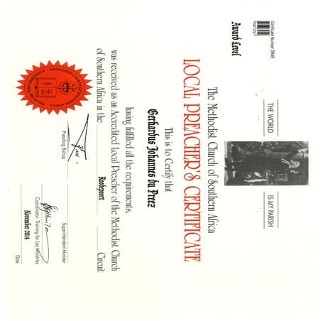 LP Certificate | PDF