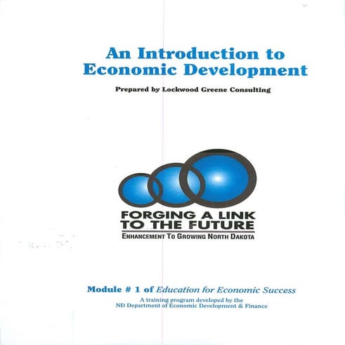 An Introduction To Economic Development | PDF