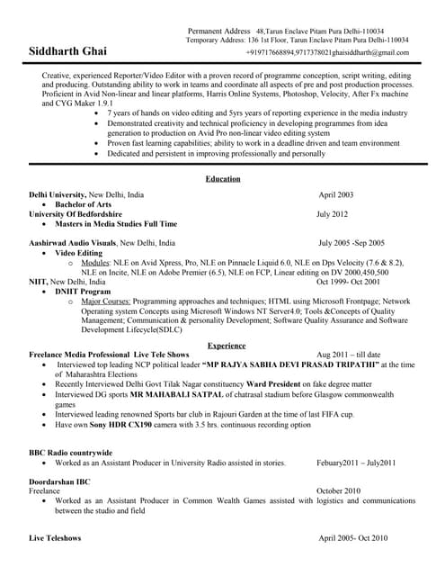 NEIL JOSHI RESUME REDRAFTEDF | PDF | Sports