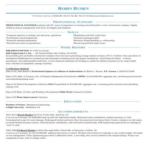 Robin Rumen Resume 1-2 | PDF