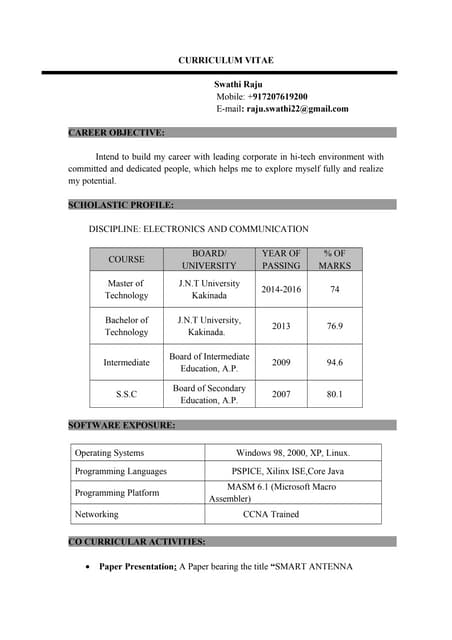 Nandhini Resume | DOCX