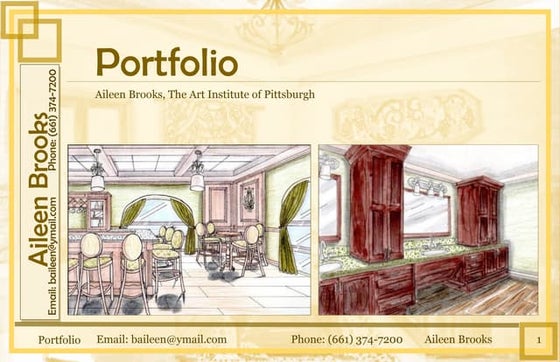 Scott Cole Portfolio Samples Overview | PPT