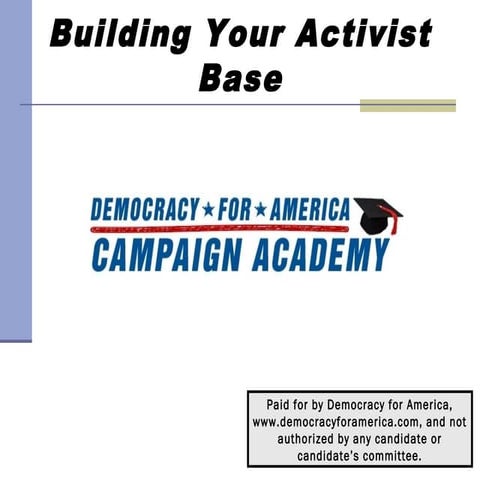 Dfa building your base slides | PPT