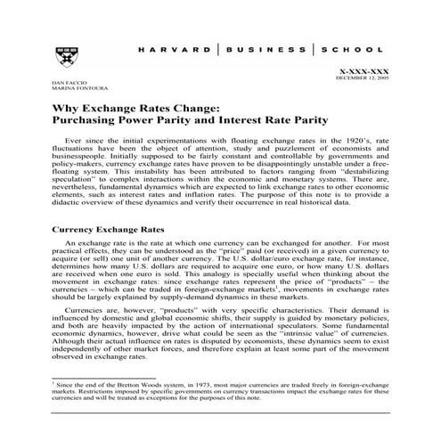 iFinance - Why Exchange Rates Change: Purchasing Power Parity and ...