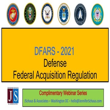 Government Contracting - DFARS Part 249 - Termination of Contracts ...