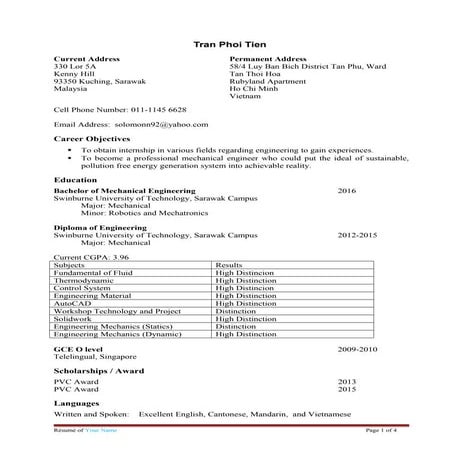 Solomon Resume | DOC