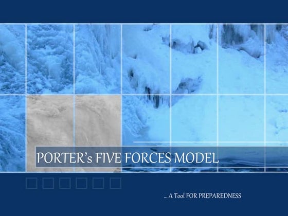 Michael porter's competitive forces model | PPT