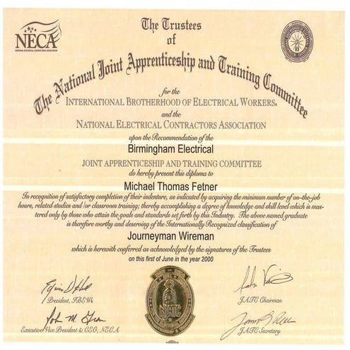 Journeyman Wireman Cert | PDF