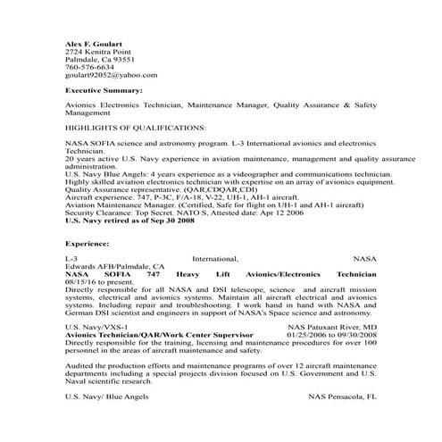 Resume2 copy 2 | RTF
