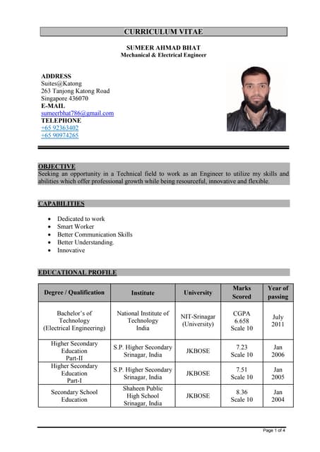 CV FOR VINOD KUMAR YADAV | PDF