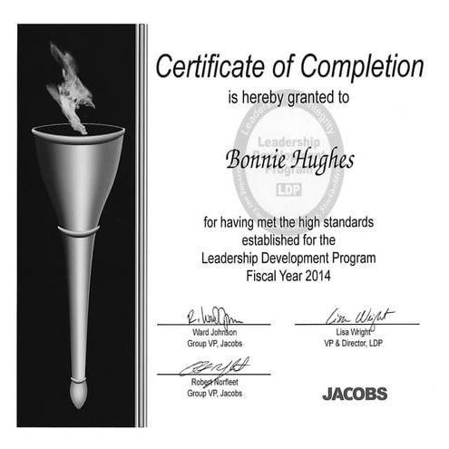 Jacobs Leadership Development Certificate | PPT