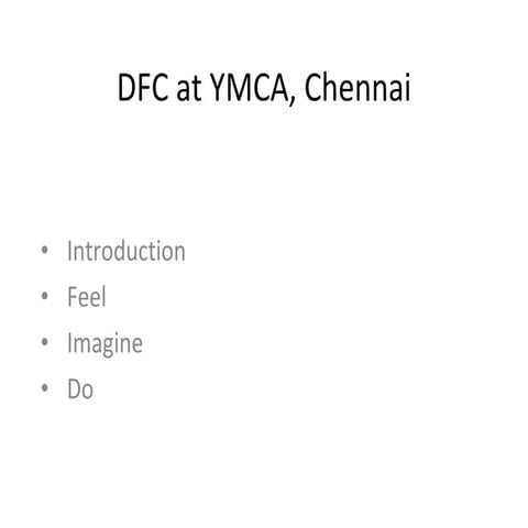 Dfc at ymca (1) | PPT