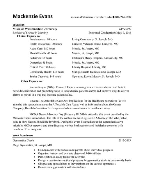 Seibert, Amanda Resume (1) | PDF