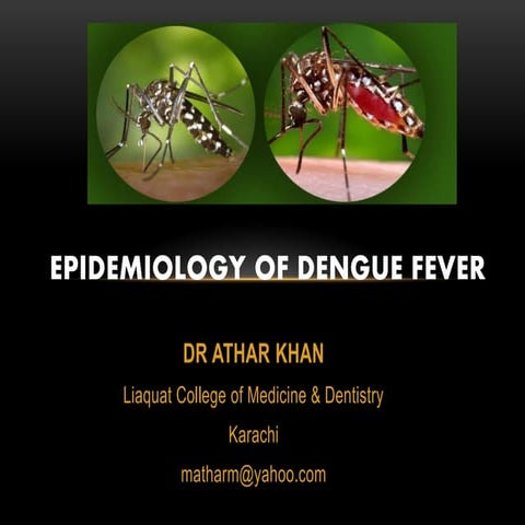 Dengue Fever Epidemiology Prevention | PDF