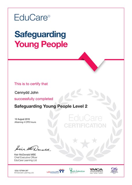 Child Protection certificate | PDF