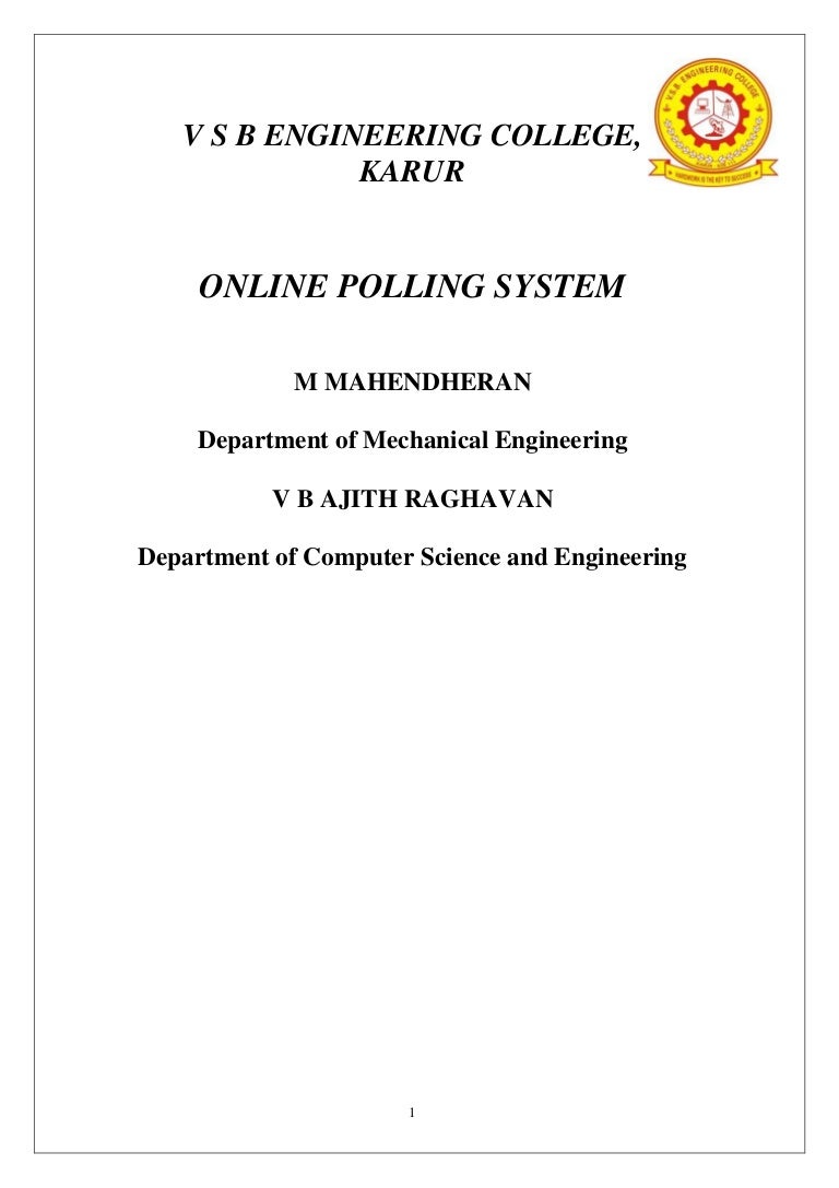 online polling system