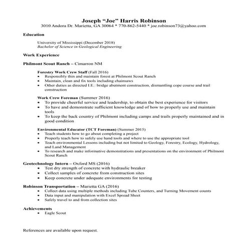 Russell W. Tonning CV4 | DOCX