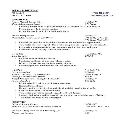 Resume1(Career) | PDF