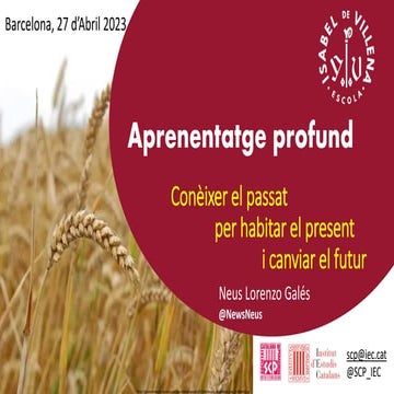 Aprenentatge Profund | PPT