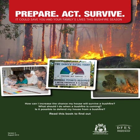 Dfes bushfire prepare act-survive_booklet | PDF