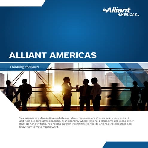 Alliant Americas - Overview (2-Pager) | PDF | Insurance | Personal Finance