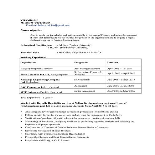 RAMBABU RESUME | DOC