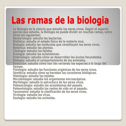 Biología | PPTX