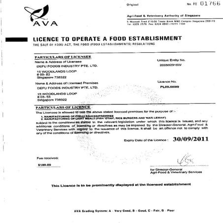 Dfi ava license 2011 | PDF