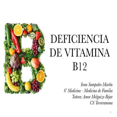 Déficit vitamina B12 | PDF