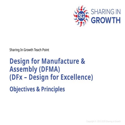 DFMA-Teachpoint- -Design for Manufacturing and Assembly | PPT