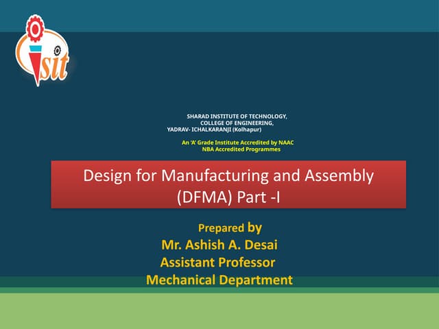 Design for manufacturing and assembly | PDF