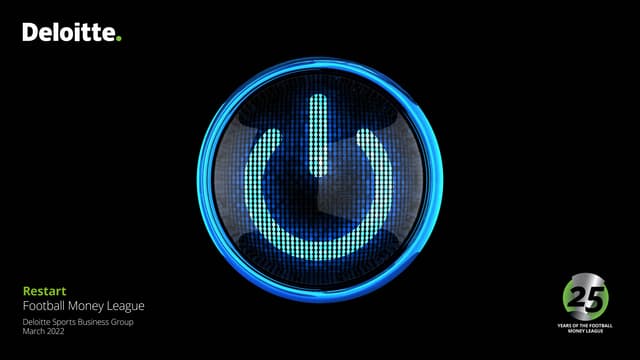 Deloitte UK Annual Review of Football Finance infographic | PDF