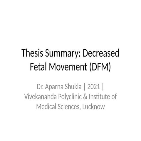 DFM_Thesis_Summary_Presentation.pptxndndndndnd | PPTX