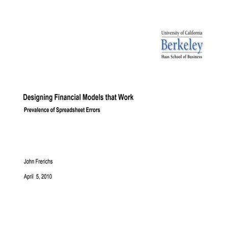 Spreadsheet Errors | PPTX