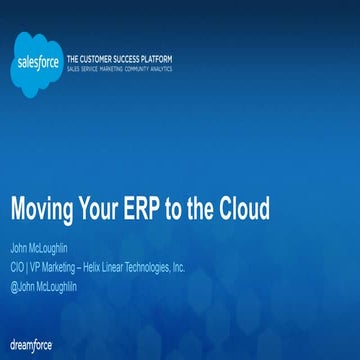 Moving Your ERP to the Cloud | PPT