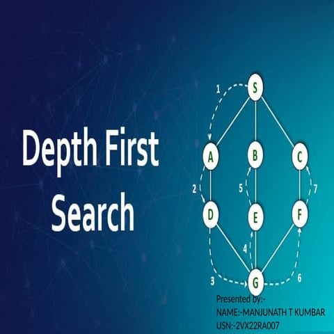 DFS_Uninformed_Search_AI_.pptx in artificial intelligence | PPTX