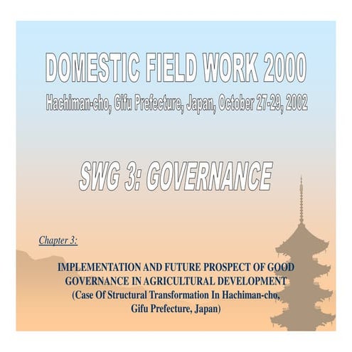 Domestic Field Work 2002 | PPT