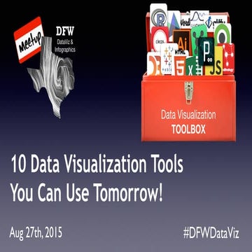 10 Data Visualization Tools You Can Use Tomorrow! | PPT