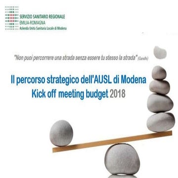 Il percorso strategico della AUSL di Modena | PPTX