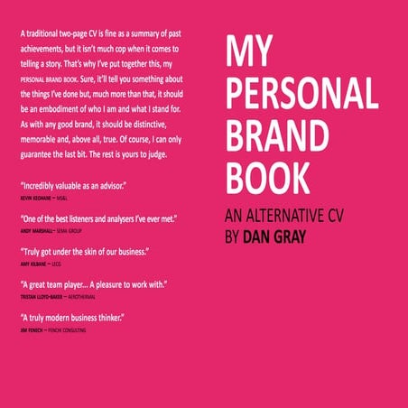 My Personal Brand Book | PDF