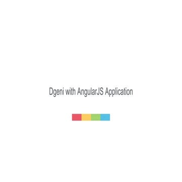Dgeni with AngularJS Application | PPTX