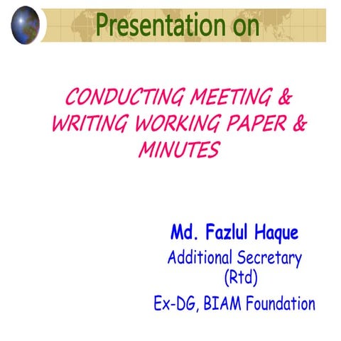 Conducting Meeting.ppt