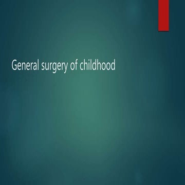 DGH Paeds Surg - John Pollitt | PPTX | Infertility | Reproductive Health