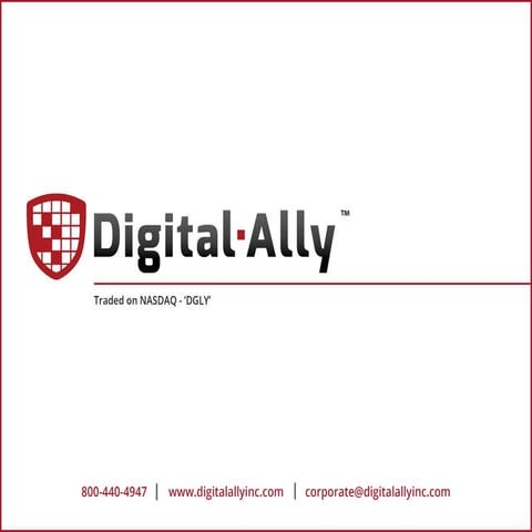 Digital Ally Presentation - April 2018 | PPT