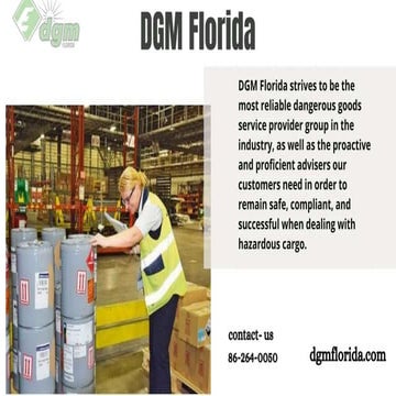 Dangerous Goods Pacakging | DGM Florida | PPT